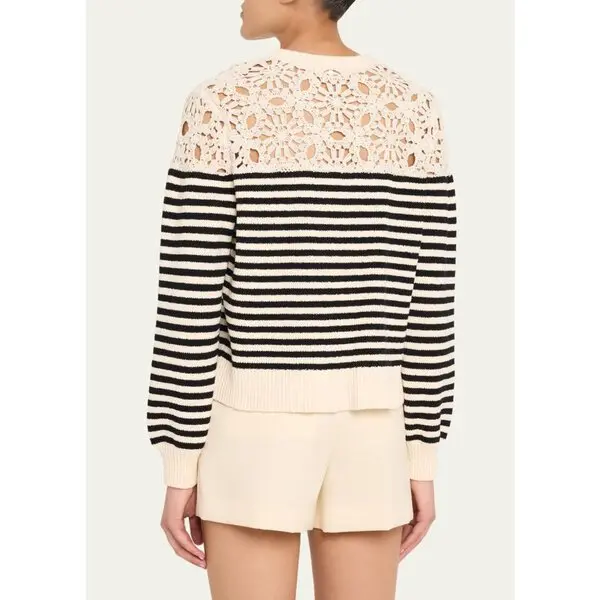 FRAME The Coastal Stripe Cardigan