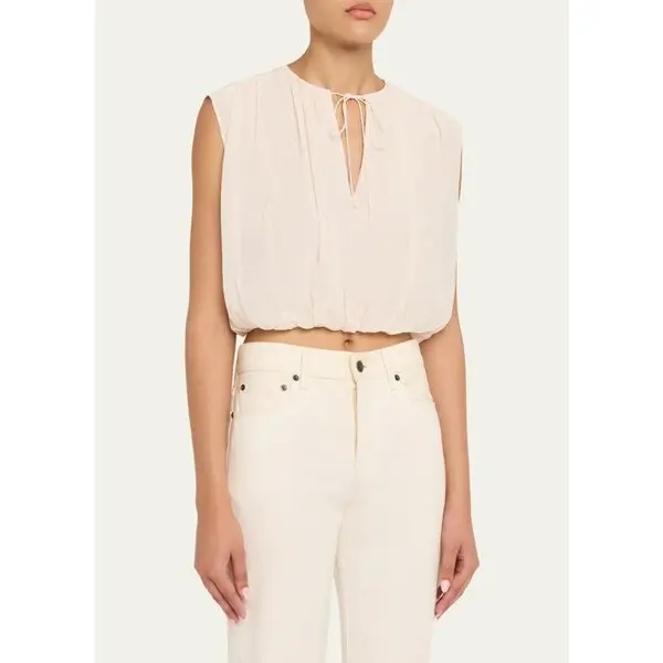 FRAME The Wave Top - Cream