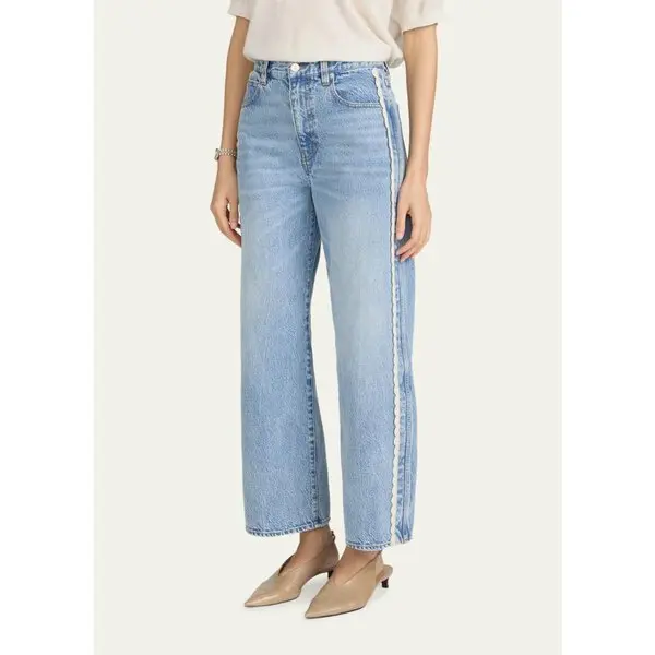 FRAME The Crochet Bow Jeans