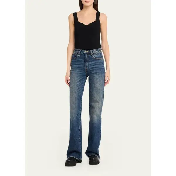 R13 Jane High-rise Straight Jeans