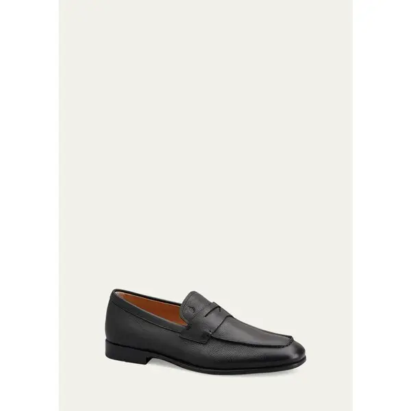 TOD'S Mocassino Gomma Leather Penny Loafers