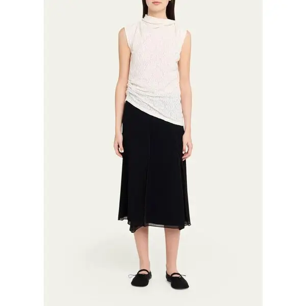 Proenza Schouler White Label Circe Draped Stretch-knit Top