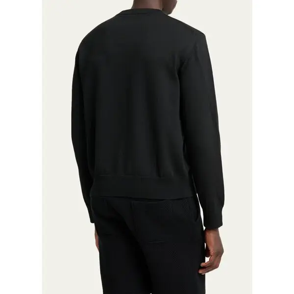 Givenchy Logo Cotton-blend Crewneck Sweater