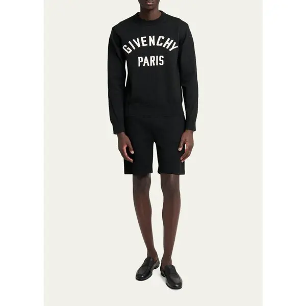 Givenchy Logo Cotton-blend Crewneck Sweater
