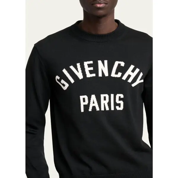 Givenchy Logo Cotton-blend Crewneck Sweater