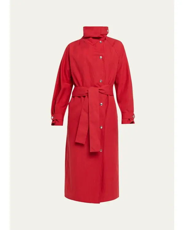 Proenza Schouler White Label Corey Belted Trench Coat