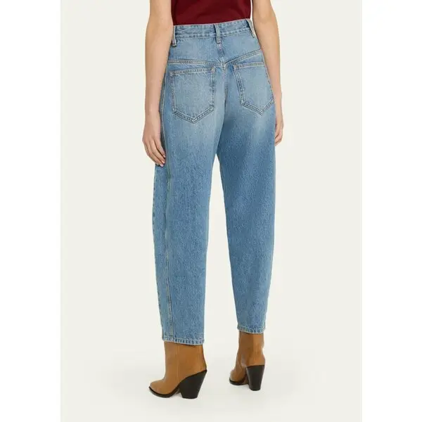 Isabel Marant Étoile Oriane Barrel-leg Ankle Jeans