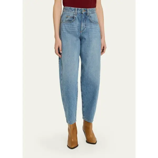 Isabel Marant Étoile Oriane Barrel-leg Ankle Jeans