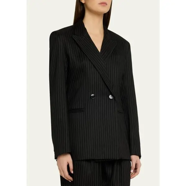Isabel Marant Étoile Ranya Pinstripe Double-breasted Jacket