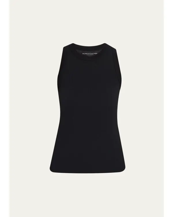 Majestic Filatures Deluxe Organic Cotton Tank Top - Noir
