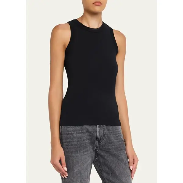 Majestic Filatures Deluxe Organic Cotton Tank Top - Noir