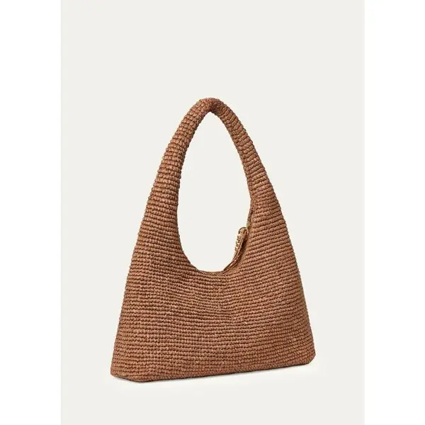 LOEFFLER RANDALL Willow Woven Raffia Hobo Bag