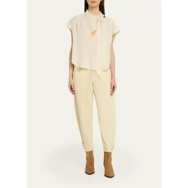 Isabel Marant Étoile Selene Tie-neck Blouse