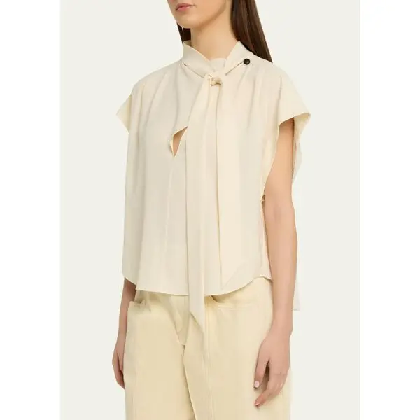 Isabel Marant Étoile Selene Tie-neck Blouse