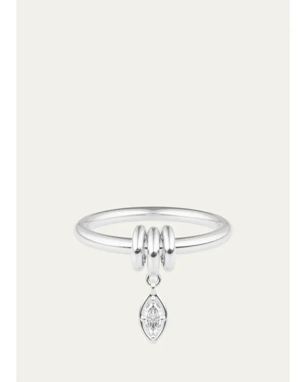 SPINELLI KILCOLLIN Pia Sterling Marquise Diamond Ring