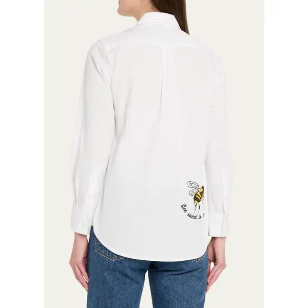 Libertine Bee Lieve New Classic Button-down Shirt - White