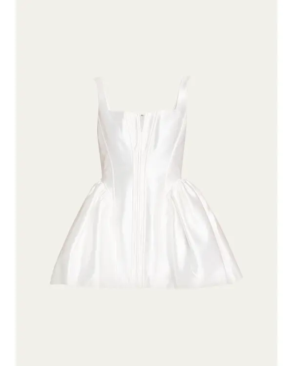 SELF-PORTRAIT Taffeta Mini Dress