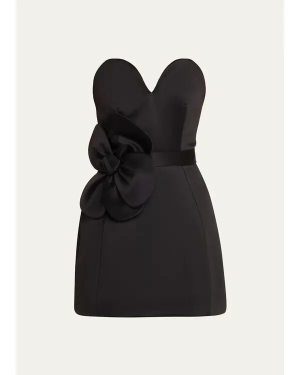 Marc Jacobs Satin Daisy Belted Dress