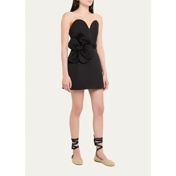 Marc Jacobs Satin Daisy Belted Dress