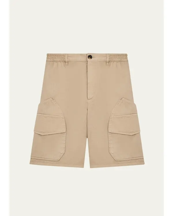 Loewe X Paula's Ibiza Washed Cotton Cargo Shorts