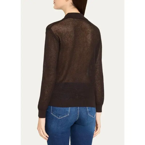 L'Agence Carine Cashmere-blend Sweater - Coffee Bea