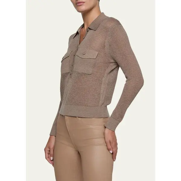 L'Agence Carine Cashmere-blend Sweater - Coffee Bea