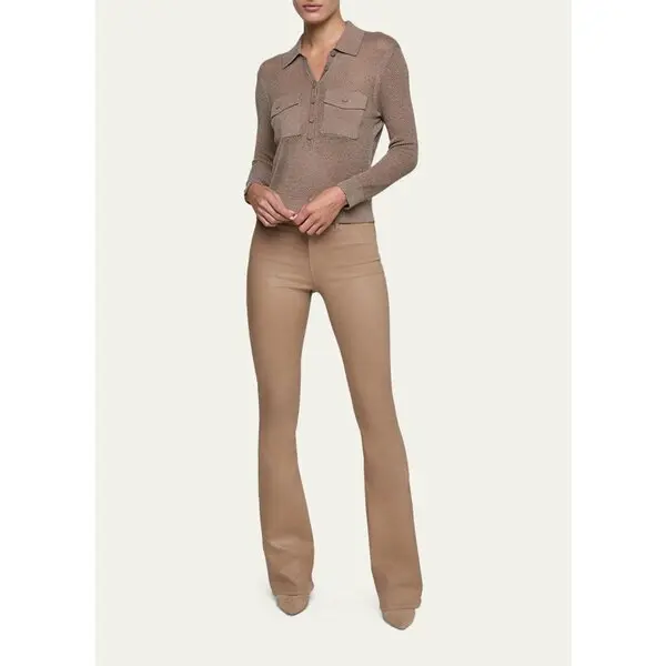 L'Agence Carine Cashmere-blend Sweater - Coffee Bea