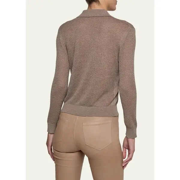 L'Agence Carine Cashmere-blend Sweater - Coffee Bea