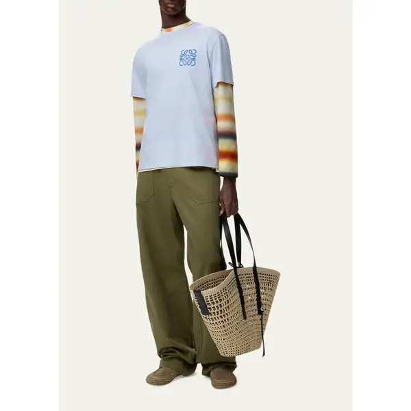 Loewe X Paula's Ibiza Embroidered Logo T-shirt