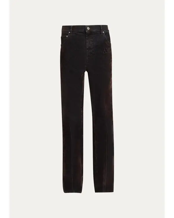 Amiri Flock Ma Fit Five-pocket Pants