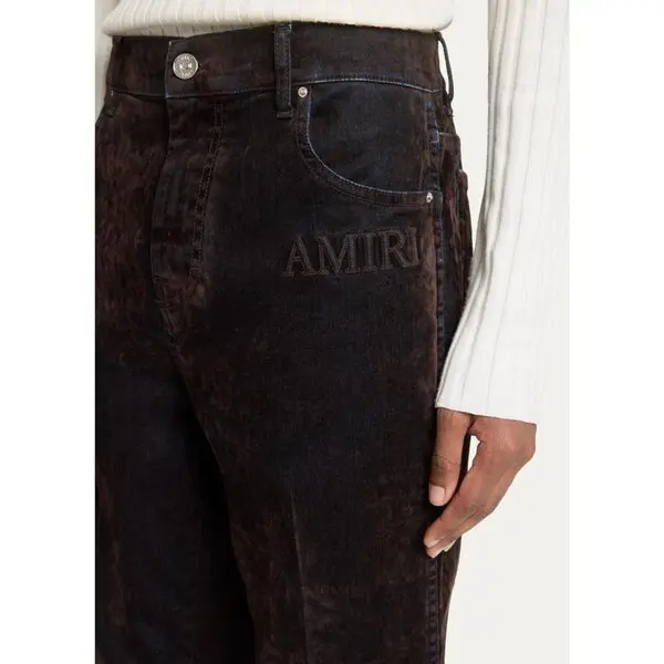 Amiri Flock Ma Fit Five-pocket Pants
