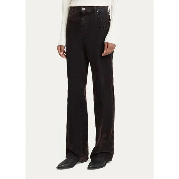 Amiri Flock Ma Fit Five-pocket Pants