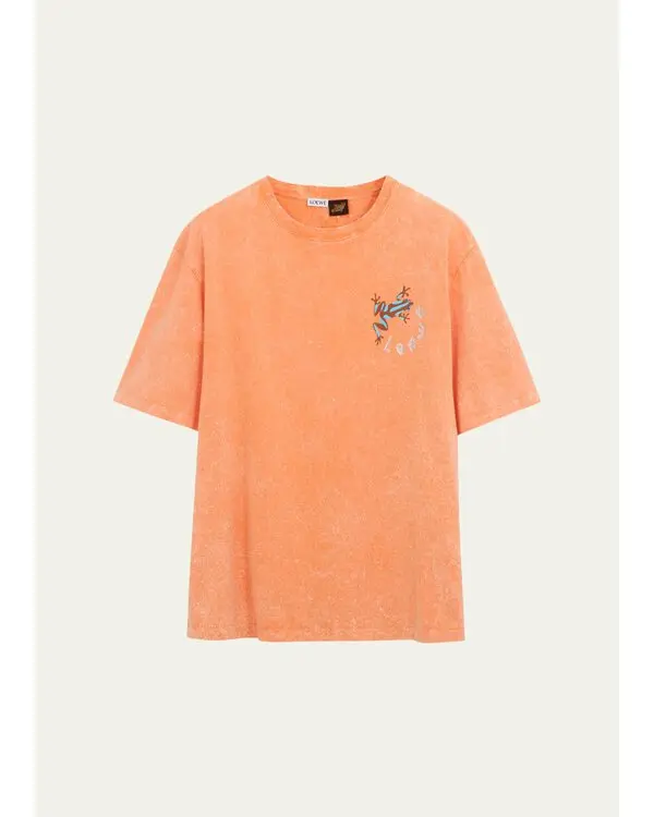 Loewe X Paula's Ibiza Embroidered Frog T-shirt