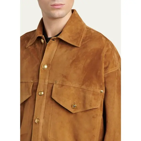 Versace Suede Blouson Jacket