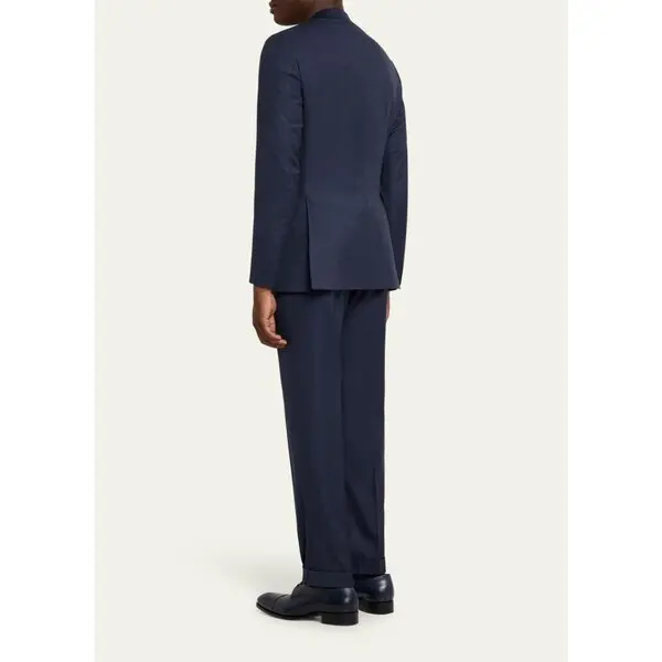 Brioni Wool Micro-herringbone Two-piece Suit