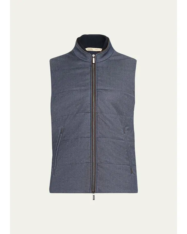 MAURIZIO BALDASSARI Arena Vest With Knit Inserts