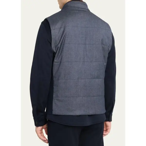 MAURIZIO BALDASSARI Arena Vest With Knit Inserts