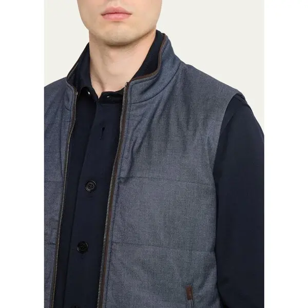 MAURIZIO BALDASSARI Arena Vest With Knit Inserts