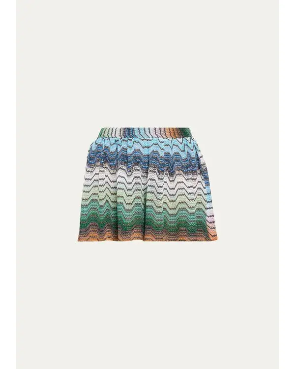 Missoni Zigzag-knit Shorts