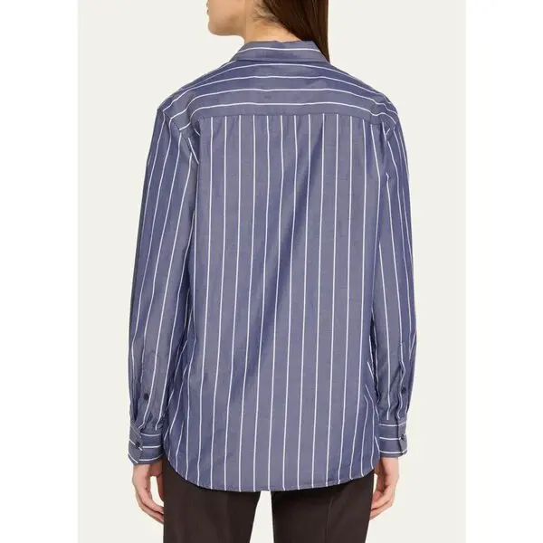 NILI LOTAN Raphael Classic Striped Button-down Shirt