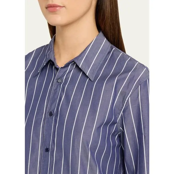 NILI LOTAN Raphael Classic Striped Button-down Shirt