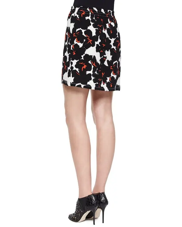 L'Agence Eda Cropped Etoile-print Linen Jacket