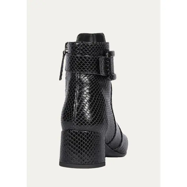 ROGER VIVIER Tres Vivier 45mm Snakeskin-embossed Leather Ankle Boots
