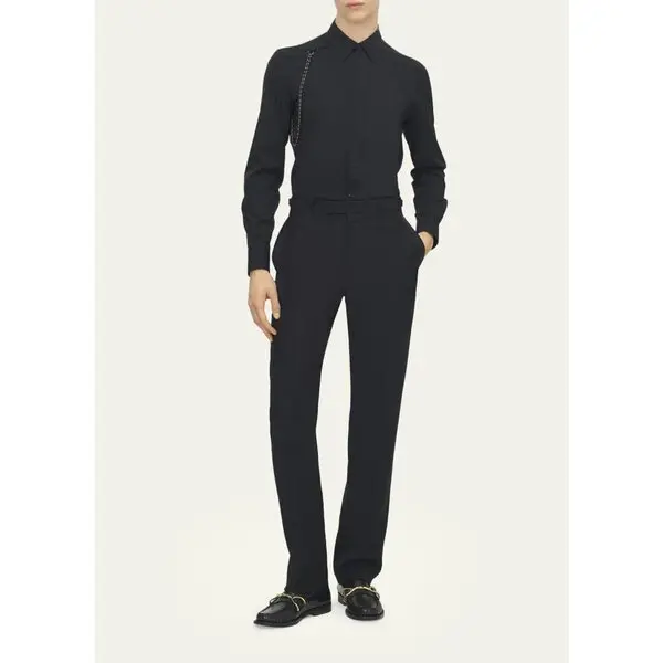 Alexander McQueen Cotton Beaded-harness Sport Shirt