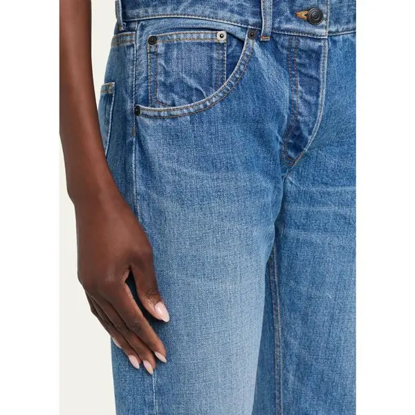 THE ROW Fima Low-rise Straight-leg Ankle Jeans