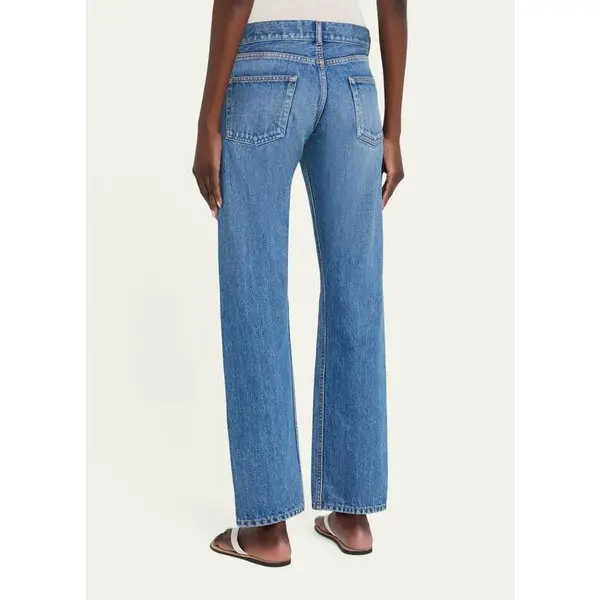 THE ROW Fima Low-rise Straight-leg Ankle Jeans