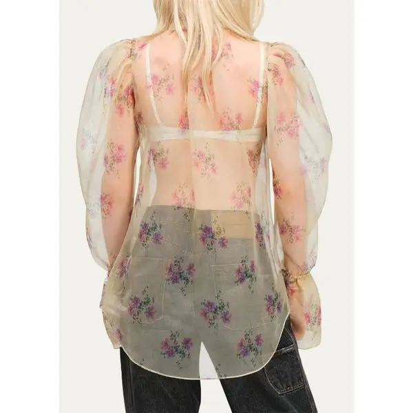 Marc Jacobs Floral Silk Blouse