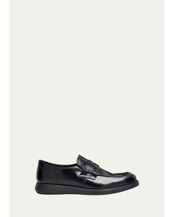 Church's Rock Ferry Polished Leather Sneaker-sole Penny Loafers