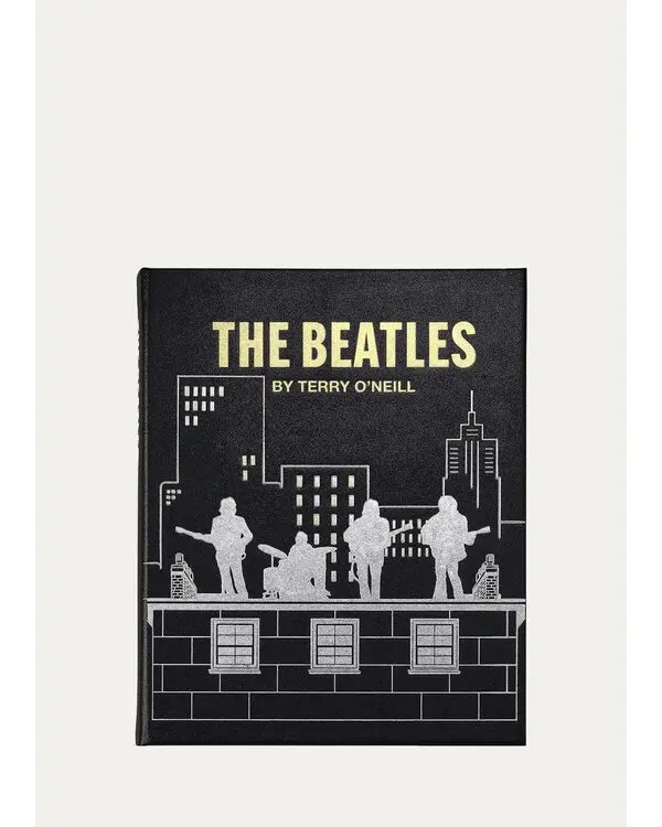 GRAPHIC IMAGE The Beatles Terry O'neill: The Definitive Collection" Leather-bound Book - Black