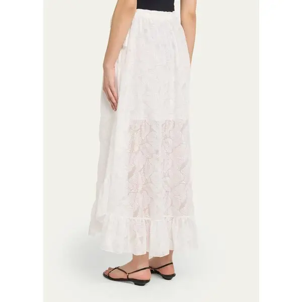 Zimmermann Daylight Ruffle Maxi Skirt